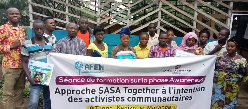 Approche SASA Together 2ème phase/ Les activistes formés s’engagent à ...