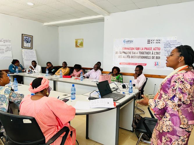 Bukavu : Les alliés institutionnels formés par AFEM sur la phase Action ...